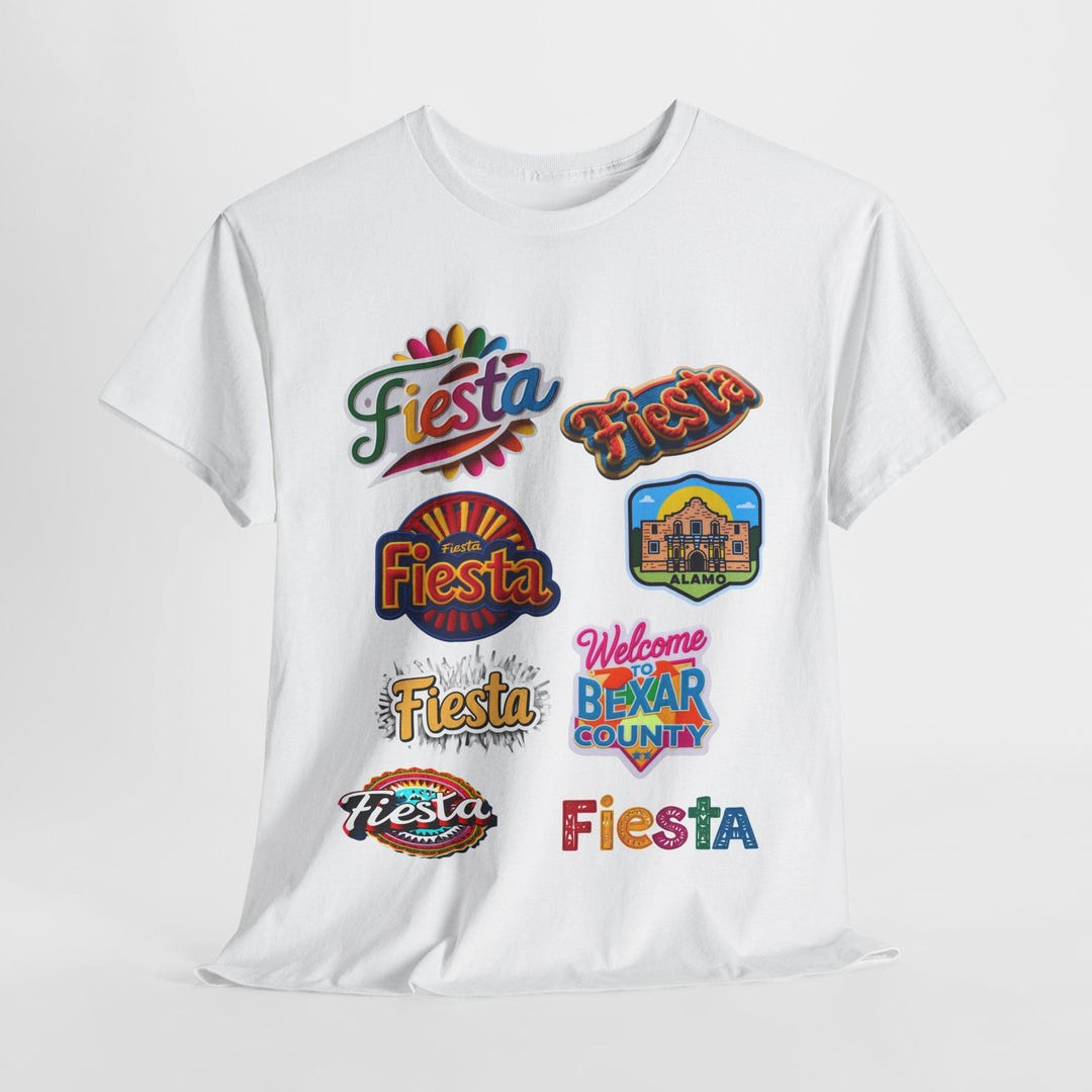 Fiesta San Antonio 2025 Patches Unisex Tee, Fiesta Event Shirt, San ...