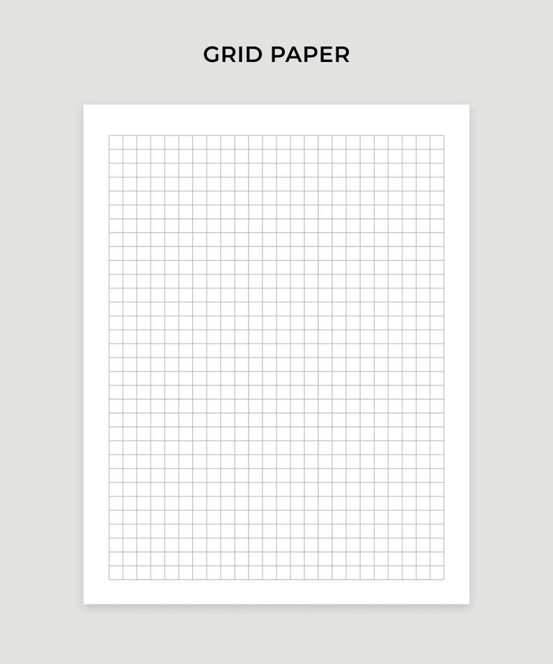 Lined Dot Grid Paper Printable, Writing Paper, Blank Notes, Study Note ...