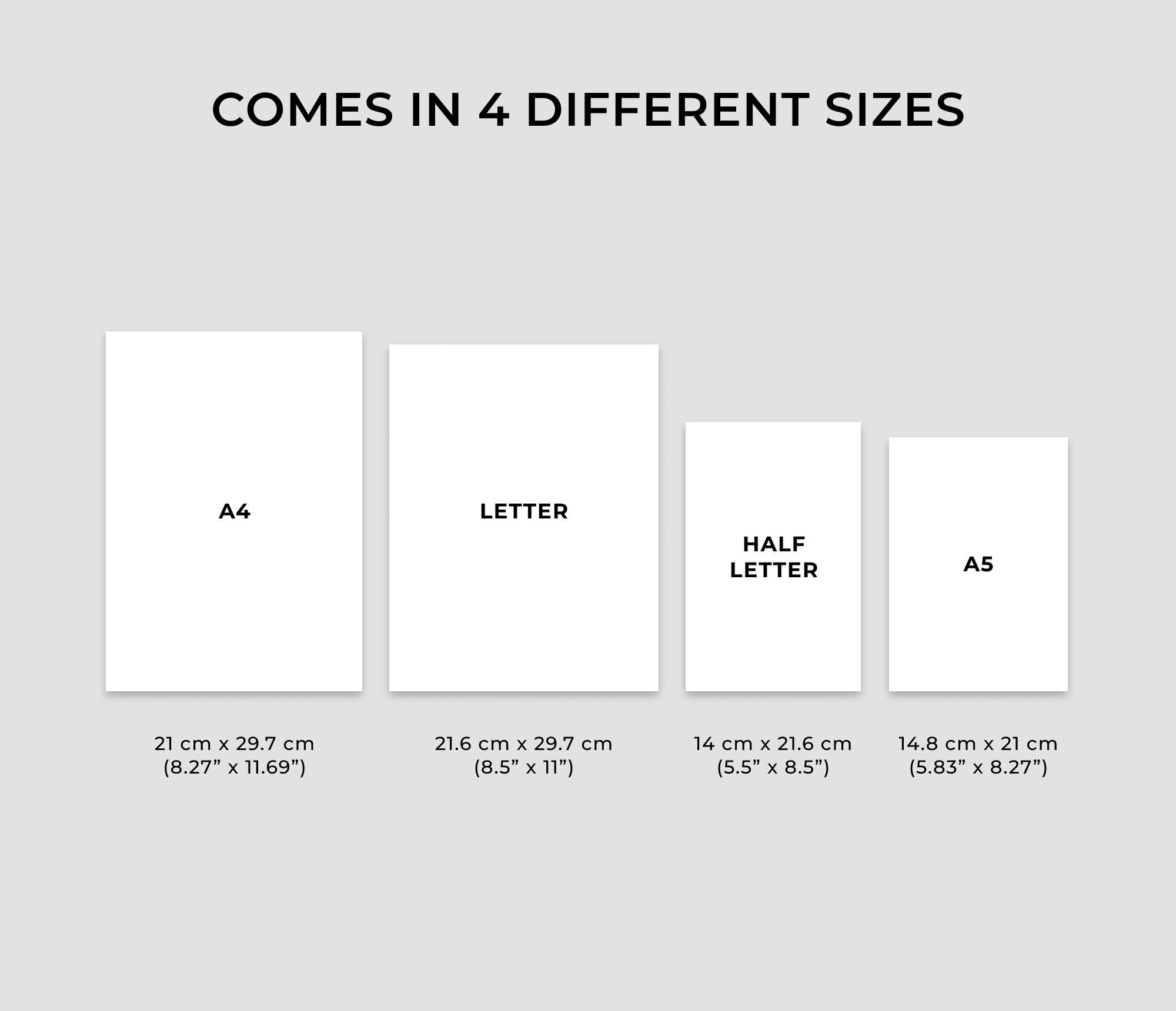 Grid Paper Printable, Writing Paper, Blank Notes, Study Note Template ...