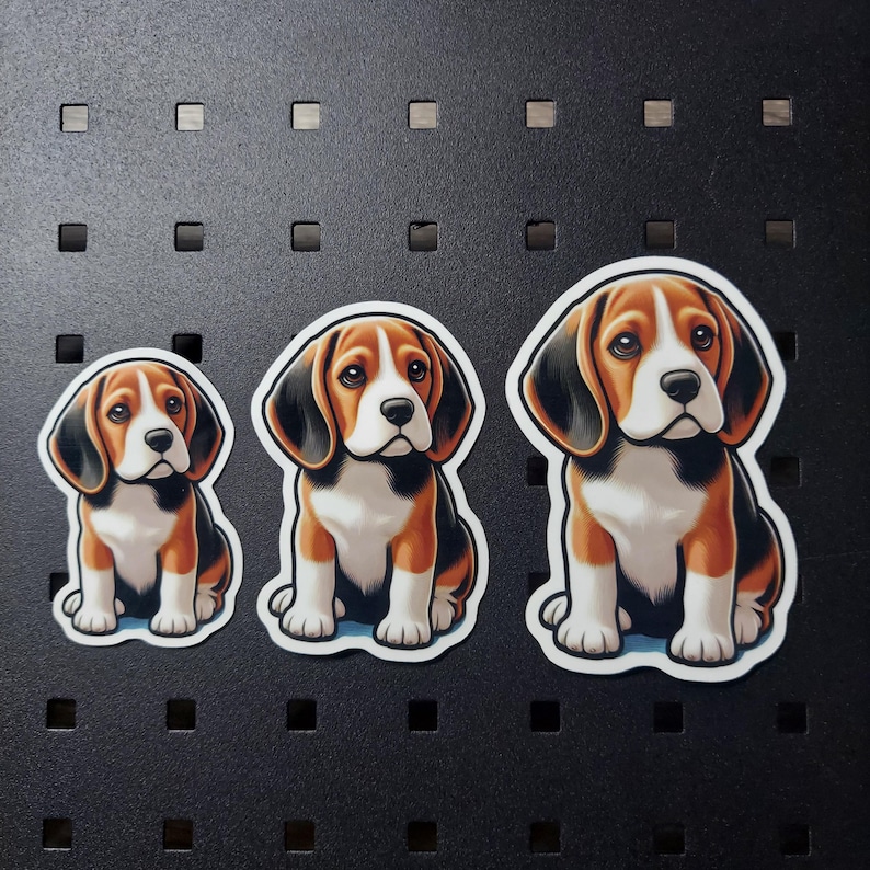 Beagle Dog Sticker, Cute Beagle Decal for Dog Lovers, Beagle Sticker ...