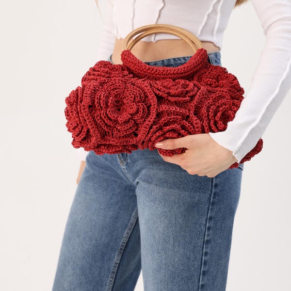 Crochet Handbag - Etsy