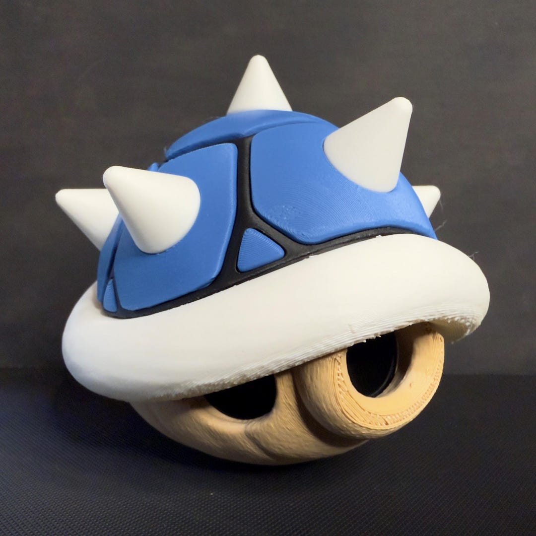 Mario Kart Blue Koopa Shell Nintendo Model Figure Decoration 3D Printed ...