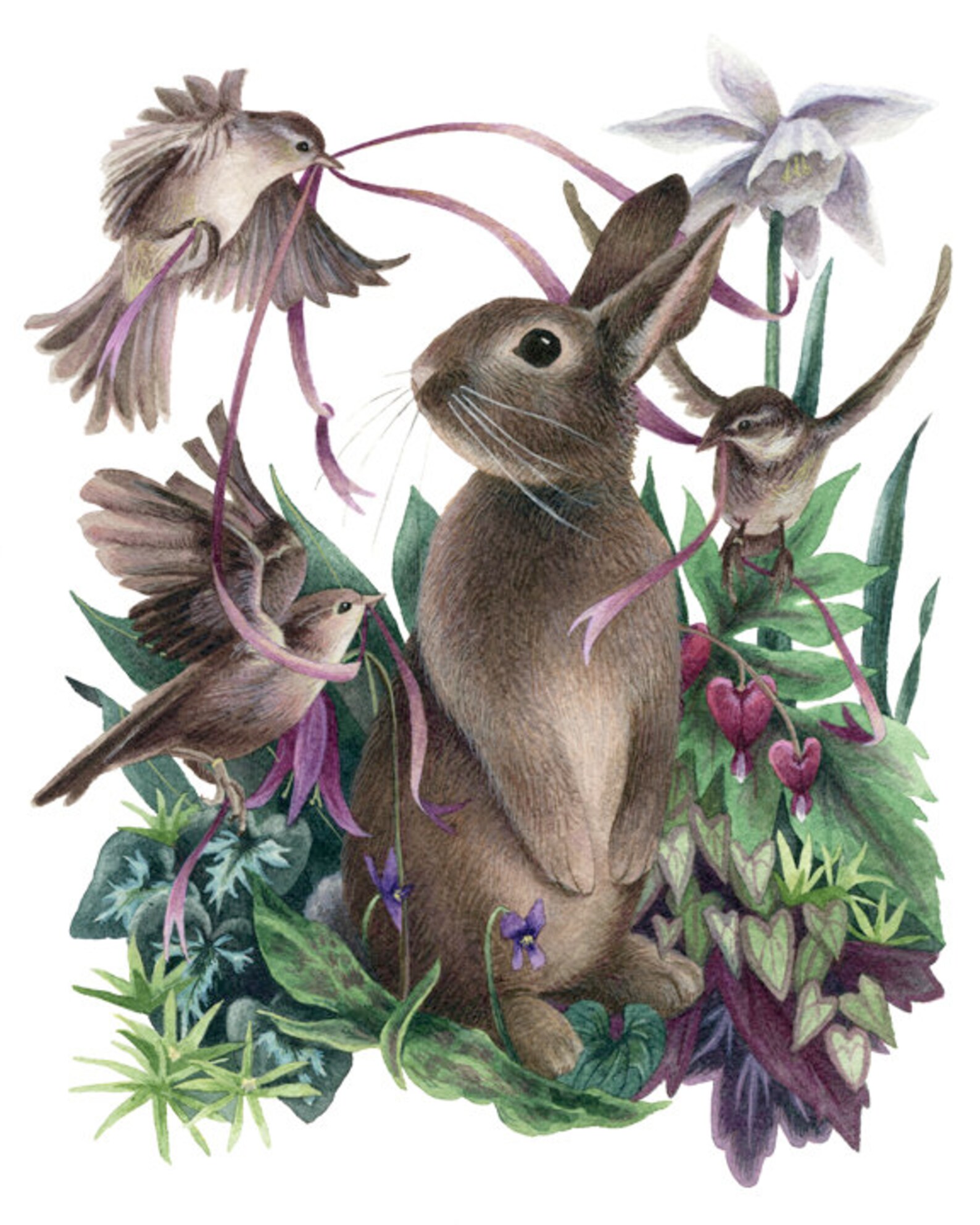 Fine Art Print of Original Watercolor Painting - May Day - Etsy