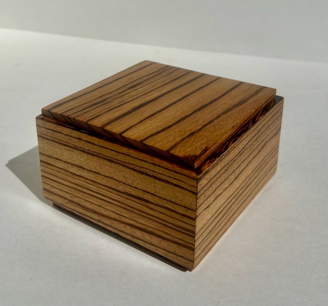 Zebra Wood Box - Etsy