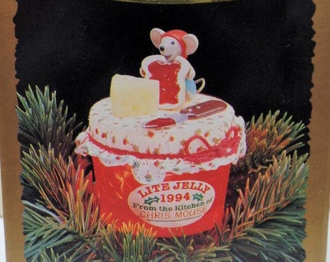 Hallmark Chris Mouse Jelly Magic Ornament 1994 10th in Series Clip on ...