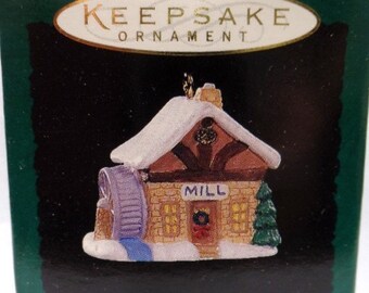 Hallmark Rocking Horse Miniature Christmas Ornament 1996 NOS Feather ...