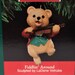 Hallmark Fiddlin Around Christmas Ornament 1991 NOS Teddy Bear - Etsy