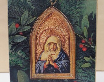 Hallmark Praying Madonna Christmas Ornament 1996 NRFB NOS Sacred ...