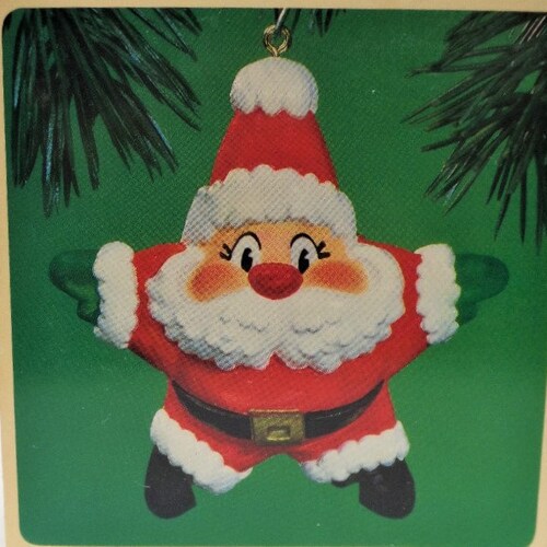 Hallmark Santa Christmas Ornament 1976 NOS Yesteryears Wood - Etsy