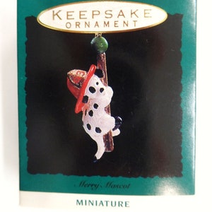 Hallmark Merry Mascot Miniature Christmas Ornament 1993 Feather Tree ...