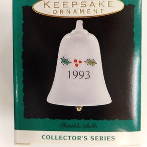 Hallmark Thimble Bells Fine Porcelain Miniature Christmas - Etsy
