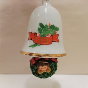 Hallmark the Bellringers Porcelain Bell Christmas Ornament 1982 4th in ...