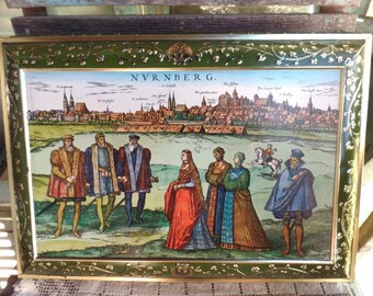 Extra Large Vintage German Cookie Tin Lebkuchen Schmidt Nurnberg Made ...