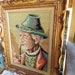 Vintage Large Needlepoint Picture French Countryman with Pipe | Etsy