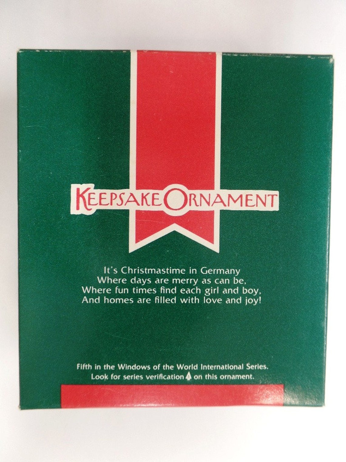 Hallmark German Windows of the World Christmas Ornament 1989 | Etsy