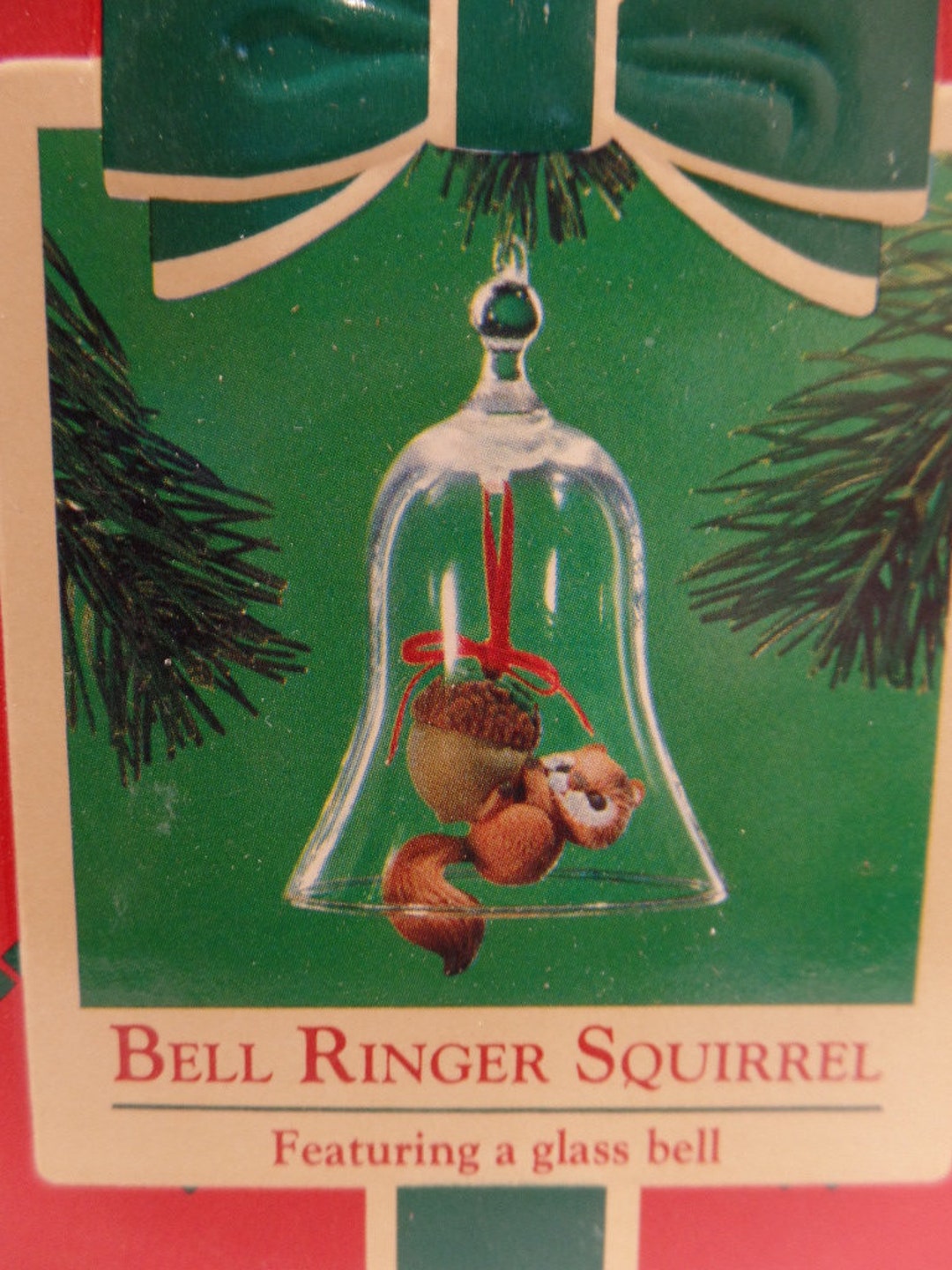 Hallmark Bell Ringer Squirrel Christmas Ornament 1985 NOS - Etsy