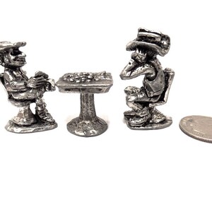 Vintage Boyd Perry Set of Three Miniature Pewter Figurines Western ...