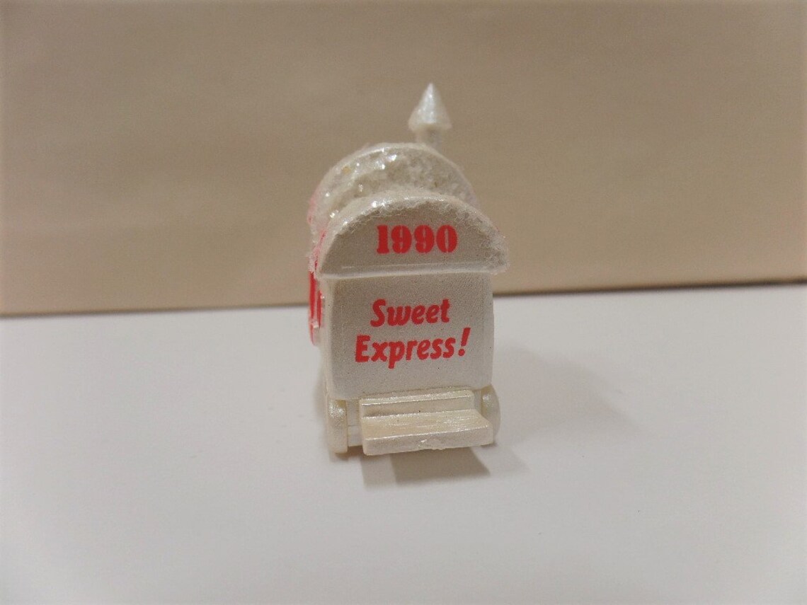 Vintage Hallmark Candy Caboose Christmas Merry Miniature 1990 NOS Candy ...