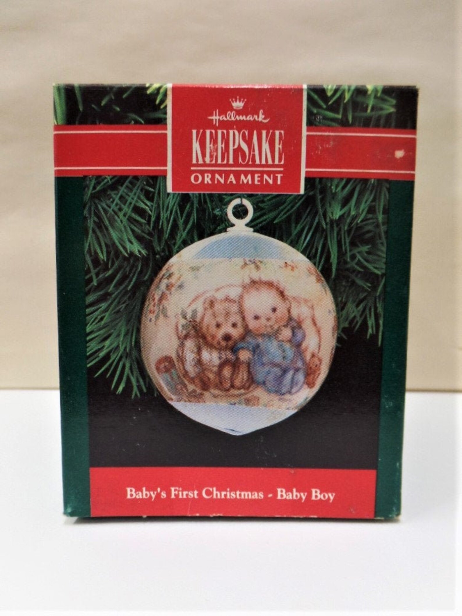 Hallmark Baby's First Christmas Satin Ornament 1991 NOS - Etsy