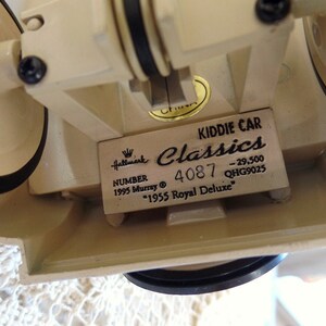Hallmark 1995 Kiddie Car Classics 1955 Murray Royal Deluxe Limited ...