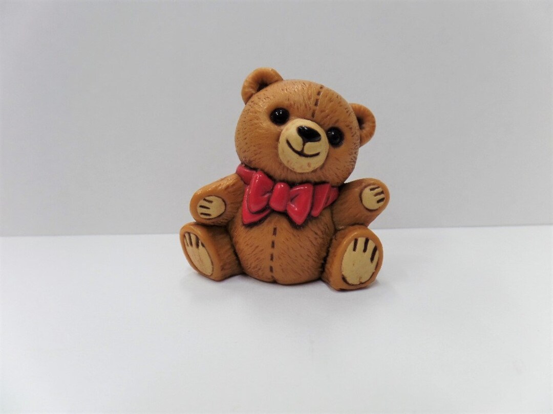 Vintage Hallmark Ginger Bear Christmas Merry Miniature 1987 NOS Cute ...