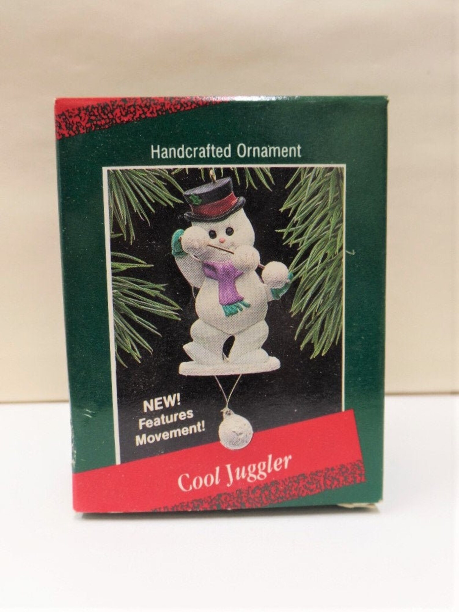 Hallmark Cool Juggler Christmas Ornament 1988 NOS Snowman - Etsy