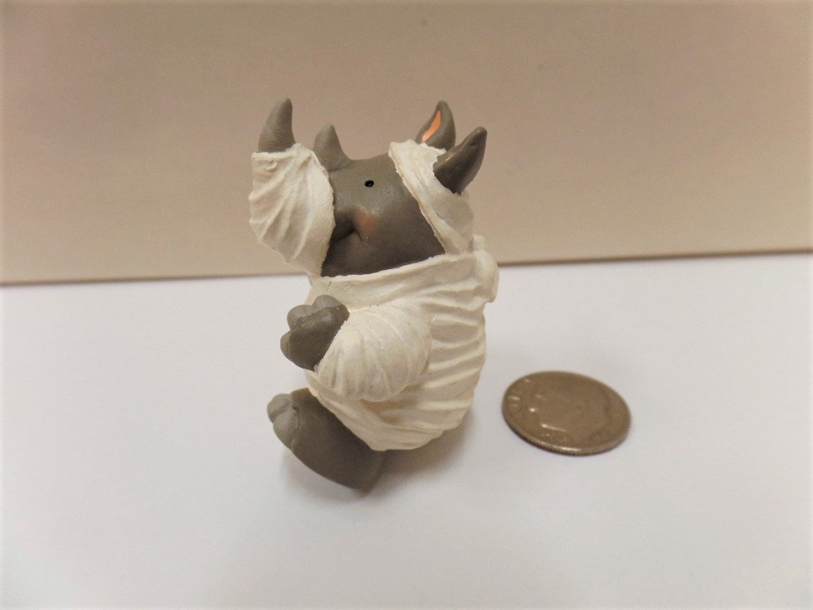 Vintage Hallmark Rhino Mummy Halloween Merry Miniature 1995 NOS - Etsy