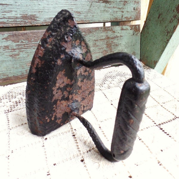 Antique Cast Iron Clothes Iron - Etsy