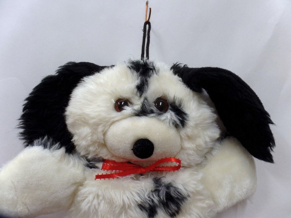 Vintage Hallmark Puppy Stuffables Christmas Stocking 1982 NOS - Etsy