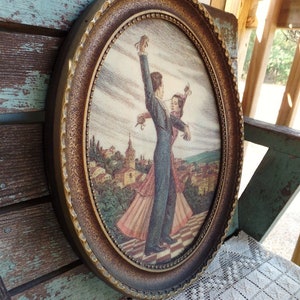 Vintage Artini Engraving Hand Painted Wall Plaque 1965 - Etsy