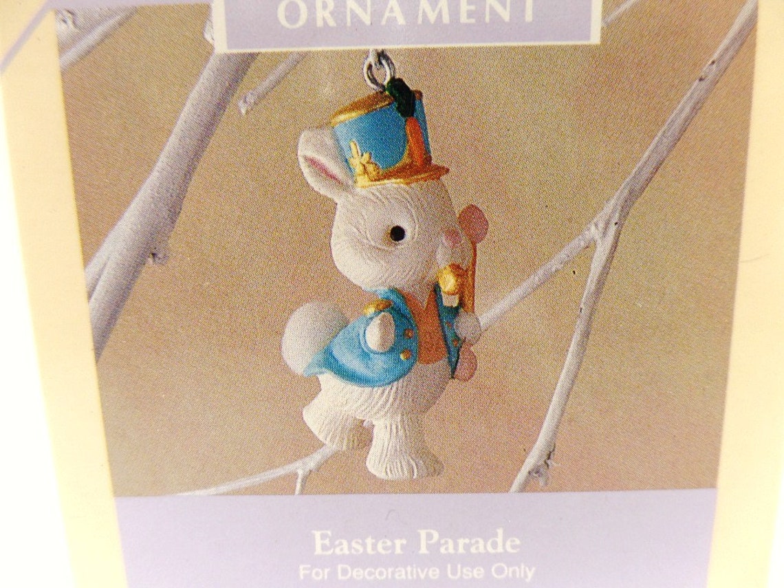 Hallmark Easter Parade Easter Ornament 1992 NOS 1st in Series Bunny ...