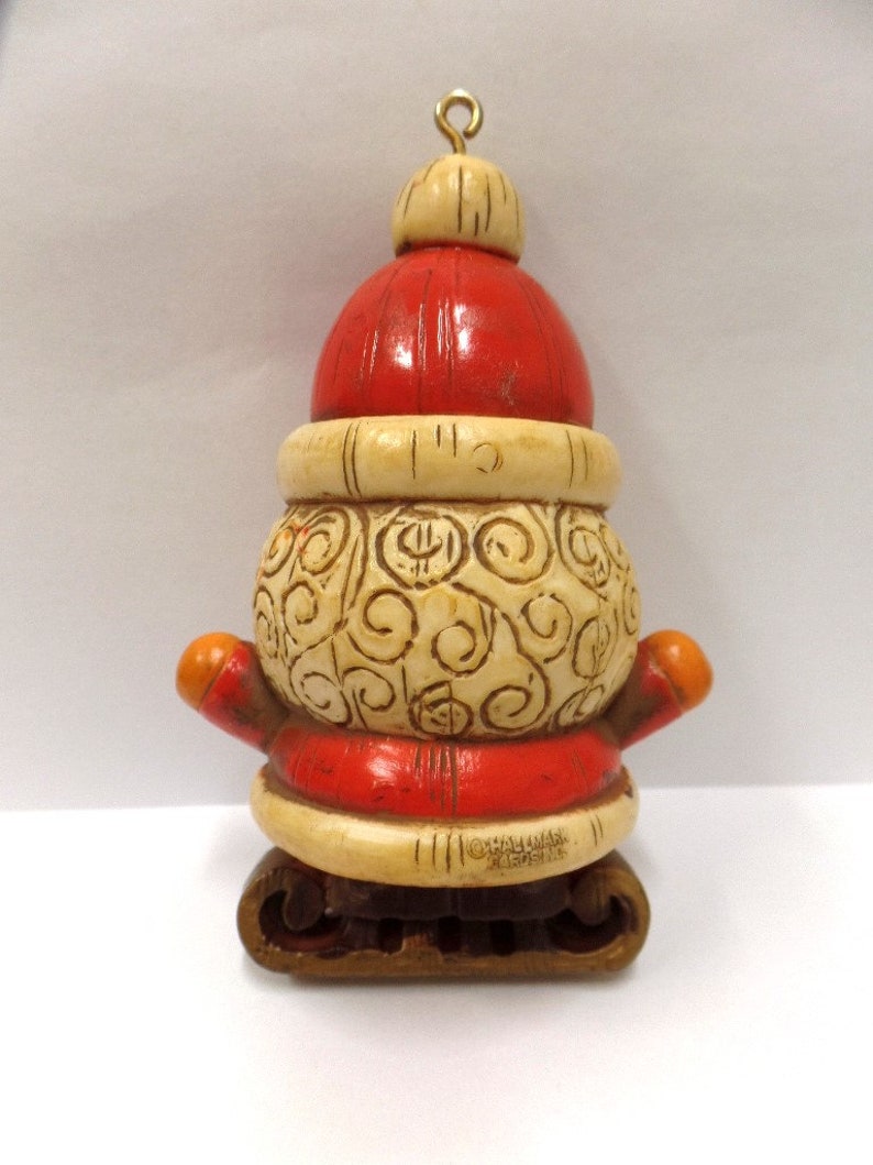 Hallmark Santa Christmas Ornament 1976 NOS Yesteryears Wood - Etsy
