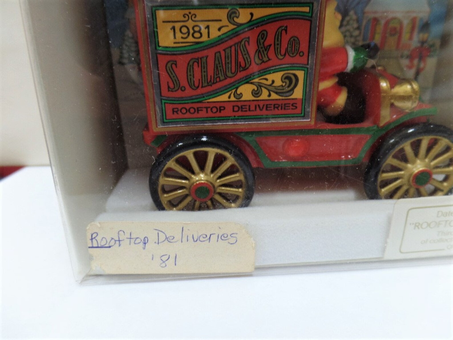 Hallmark Rooftop Deliveries Here Comes Santa 1981 NOS 3rd in Series - Etsy