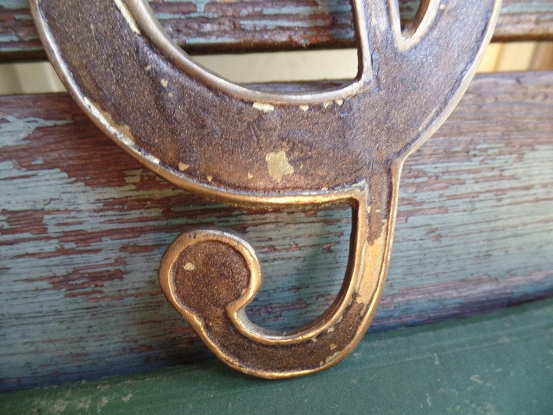 Vintage Solid Brass Musical Note Brass Wall Plaque - Etsy