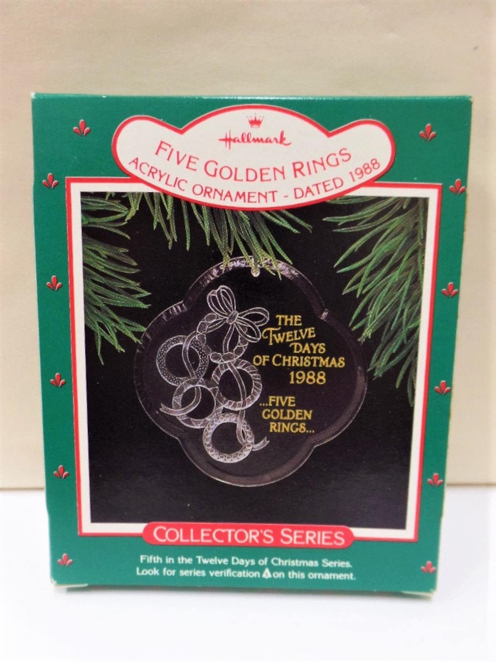 Hallmark the Twelve Days of Christmas Five Golden Rings - Etsy