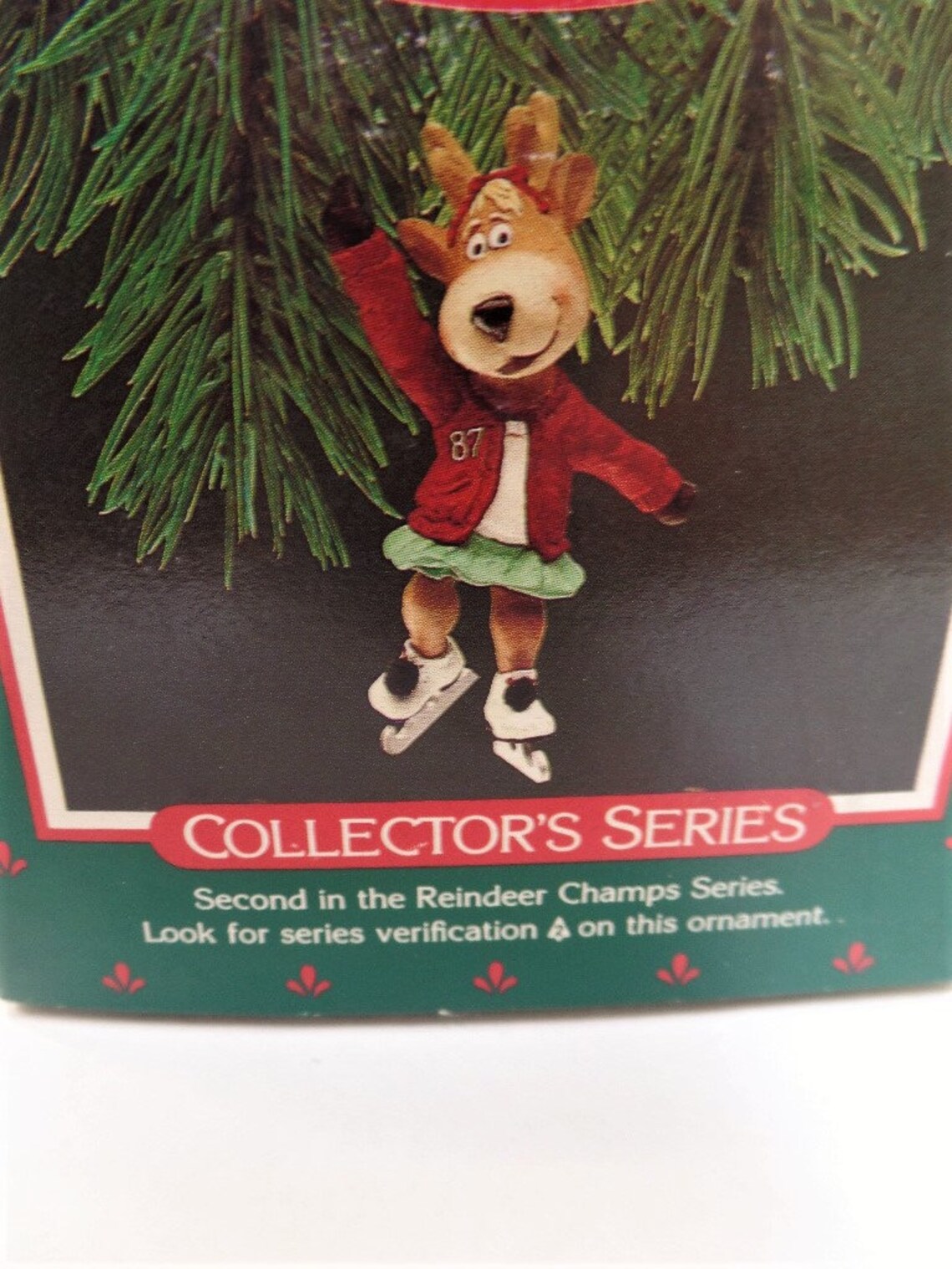 Hallmark Reindeer Champs Christmas Ornament 1987 NOS 2nd in - Etsy