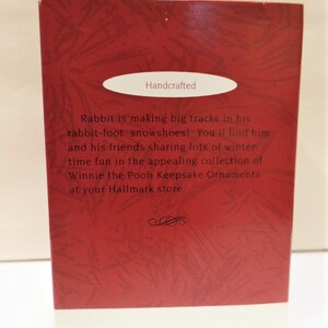 Hallmark Rabbit Christmas Ornament 1993 NRFB NOS Winnie the Pooh ...