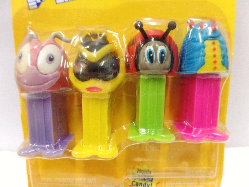 Vintage Pack of 4 Pez Party Favors Bugz Candy Dispensers | Etsy