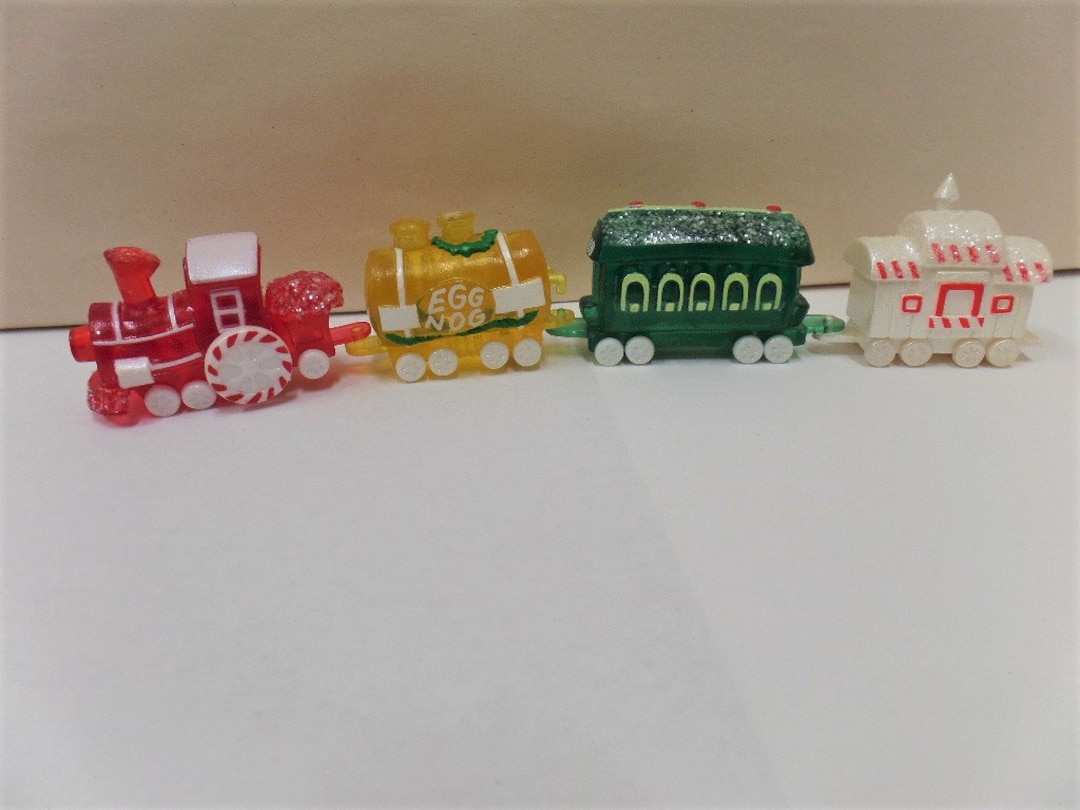 Vintage Hallmark Candy Train Christmas Merry Miniature Set 1988-1990 ...