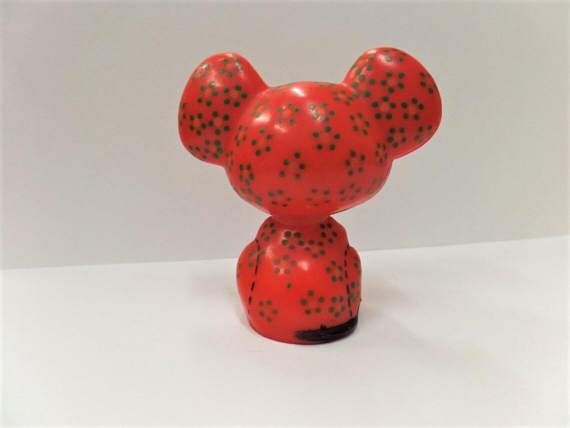 Vintage Hallmark Calico Mouse Christmas Merry Miniature 1977 | Etsy