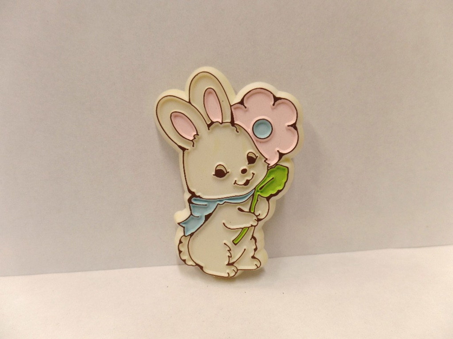 Vintage Hallmark Easter Lapel Pin 1979 NOS Bunny With Flower - Etsy