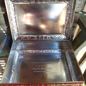 Extra Large Vintage German Cookie Tin E. Otto Schmidt Nurnberg Made in ...