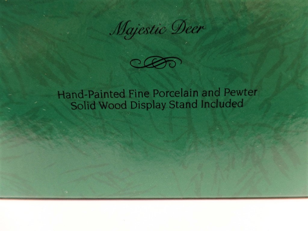 Hallmark Majestic Deer Keepsake Collector's Club Fine Porcelain and ...