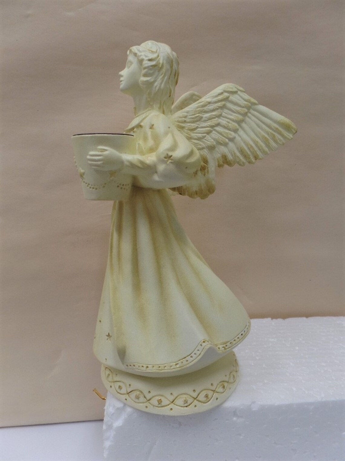 Vintage Hallmark Angel Stocking Hanger 1992 NOS RARE Candle | Etsy