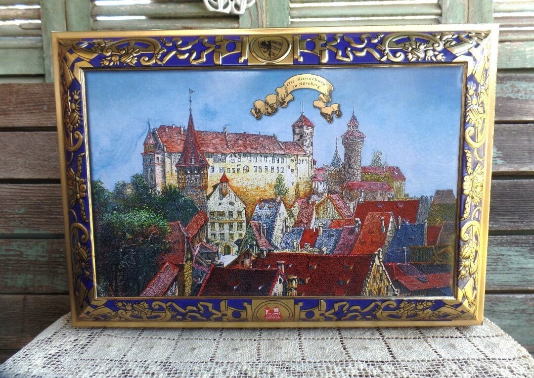 Extra Large Vintage German Cookie Tin Lebkuchen Schmidt Nurnberg Made ...