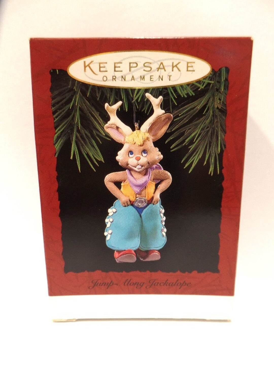 Hallmark Jump Along Jackalope Christmas Ornament 1994 NOS NRFB - Etsy