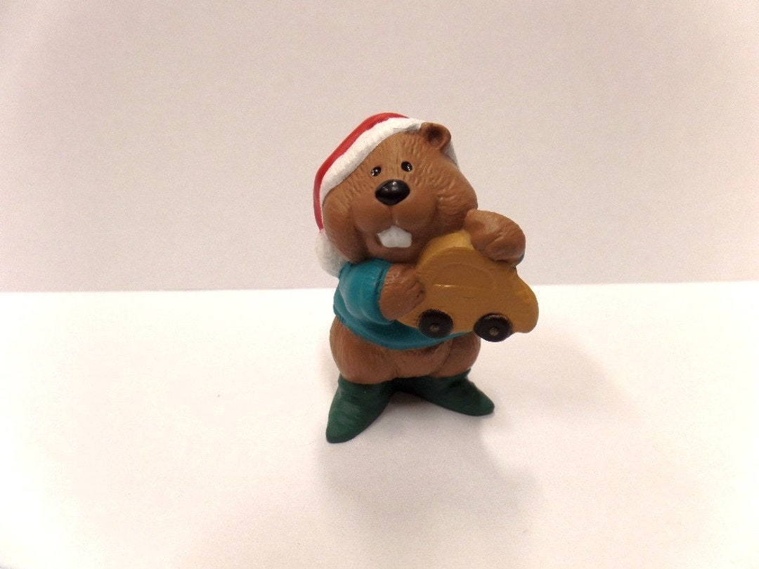Vintage Hallmark Beaver Elf Christmas Merry Miniature 1995 NOS - Etsy