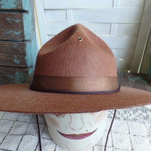 Vintage Boy Scout Hat Felt Hat Forest Ranger - Etsy