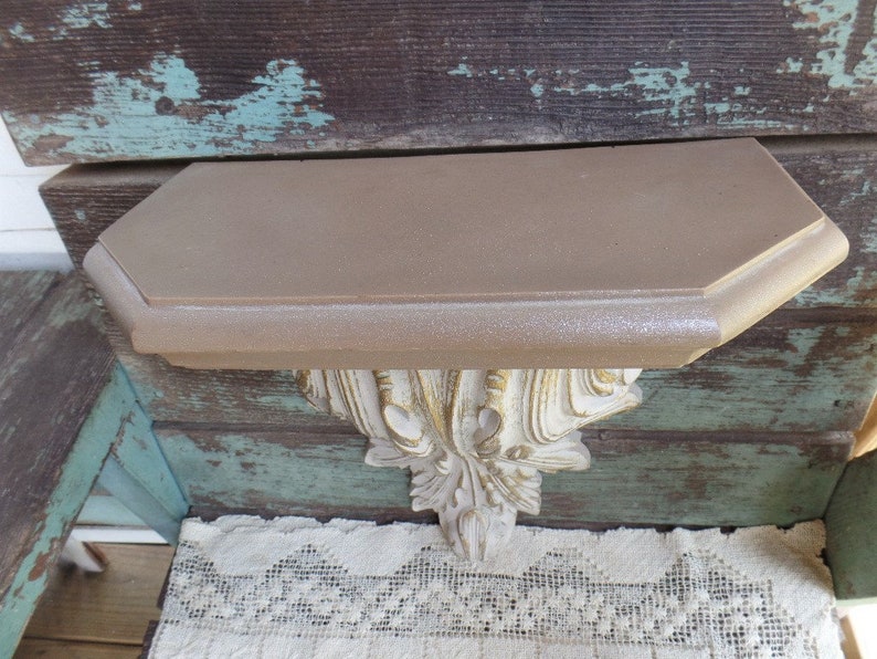 Vintage Homco Ornate Wall Shelf Hollywood Regency 1970's | Etsy