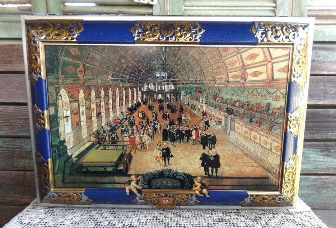 Extra Large Vintage German Cookie Tin Lebkuchen Schmidt Nurnberg Made ...